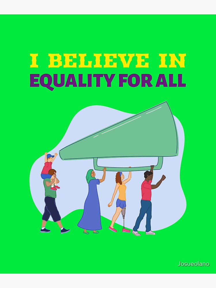 "Equality for ALL" Sticker by Josueolano | Redbubble