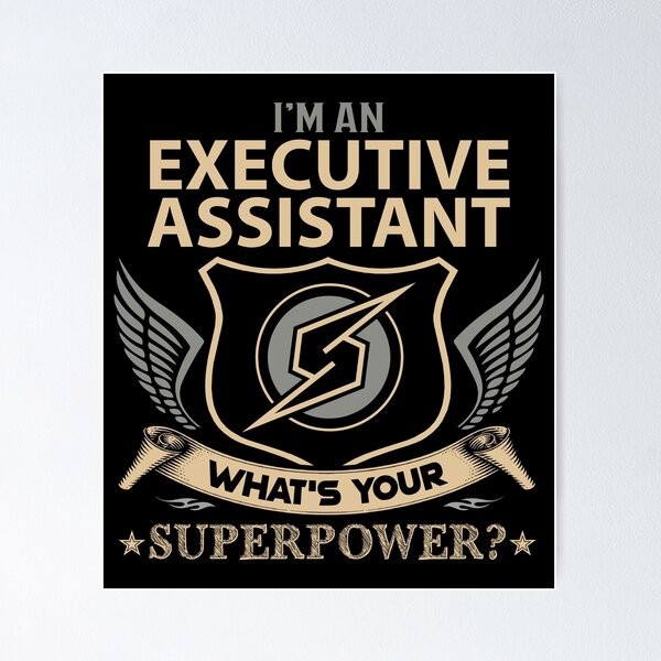 "Executive Assistant T Shirt - What Is Your Superpower Job Gift Item ...