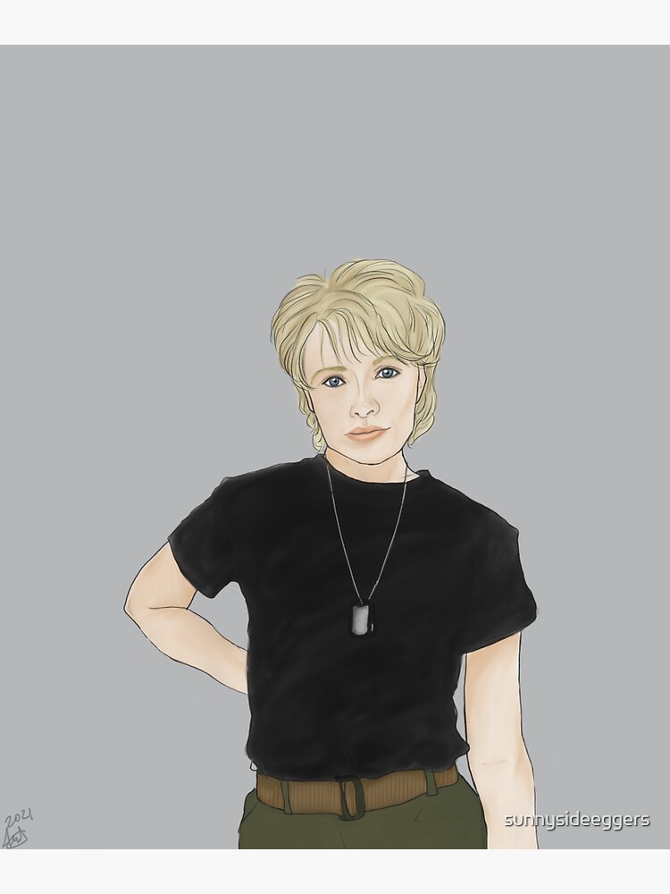 "Sam Carter." Sticker by sunnysideeggers | Redbubble