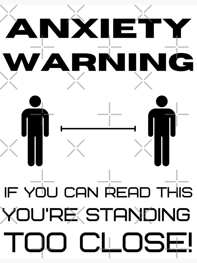 "Standing Too Close!" Sticker by DJUnicomb | Redbubble