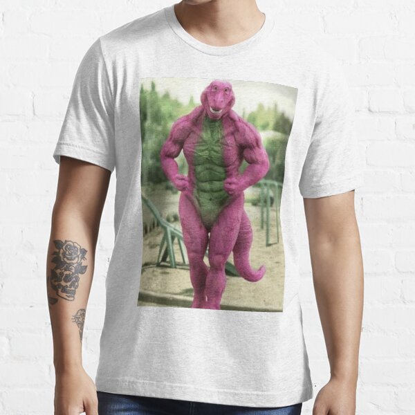 "buff barney" T-shirt for Sale by lillypeach | Redbubble | barney the ...