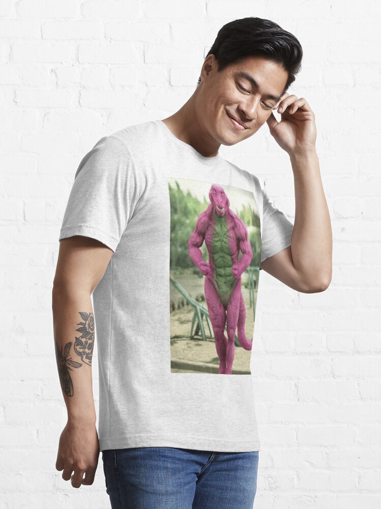 "buff barney" T-shirt for Sale by lillypeach | Redbubble | barney the ...