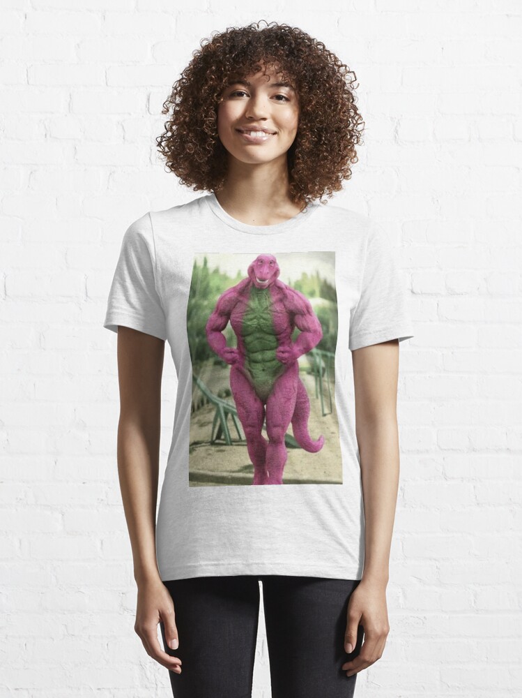 "buff barney" T-shirt for Sale by lillypeach | Redbubble | barney the ...