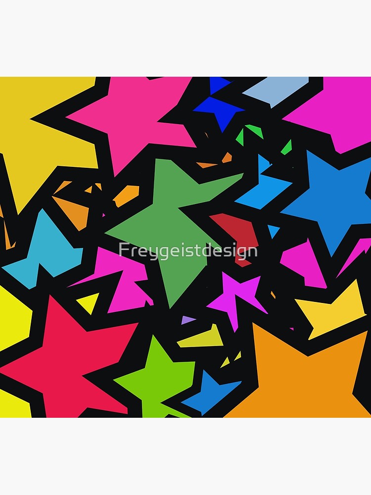"FUNKY STARS" Poster for Sale by Freygeistdesign | Redbubble