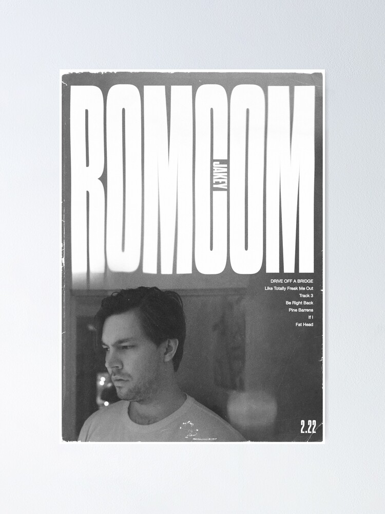 Póster «ROMCOM - Póster del álbum Jakey - Blanco y negro» de ...