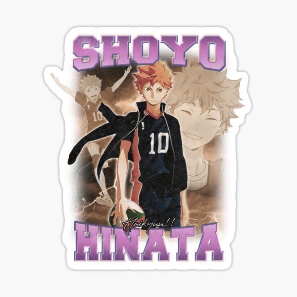 "Shoyo Hinata" Sticker by Otacrooks | Redbubble