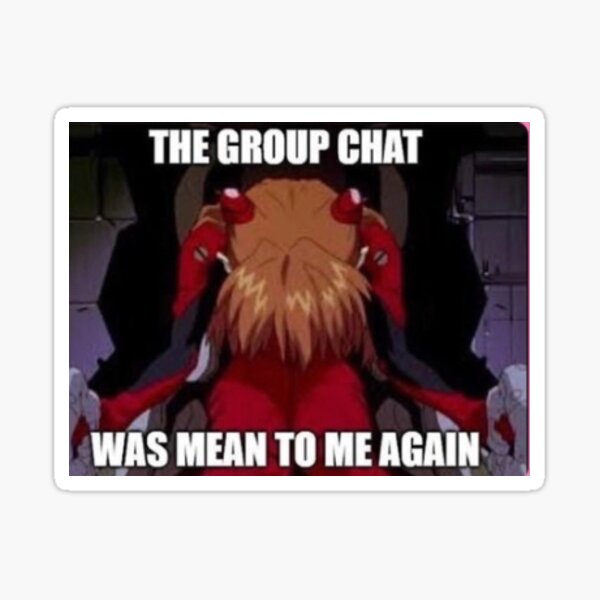 "asuka meme" Sticker for Sale by g0blinkingg | Redbubble