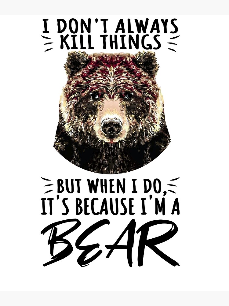 Póster «Oso Bosque Oso de miel Cueva Piel de oso Oso polar Oso pardo ...