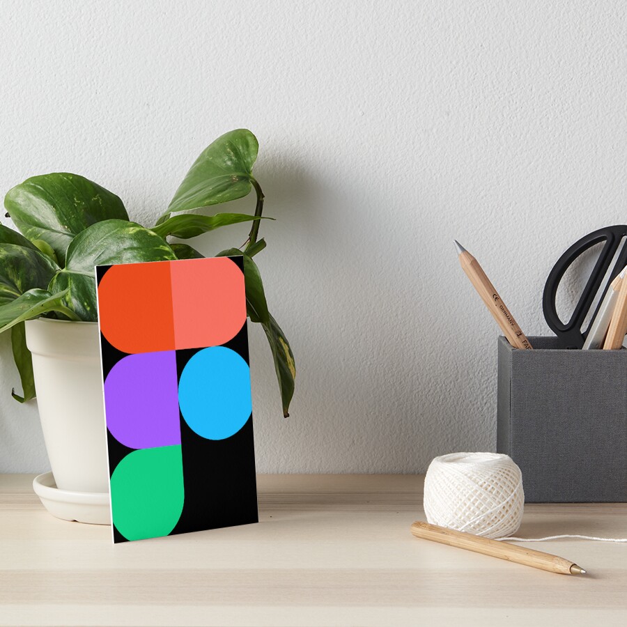 "figma" Art Board Print by Darkaat | Redbubble