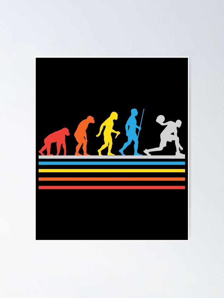 "Evolution of basketball" Poster for Sale by Flextheory | Redbubble