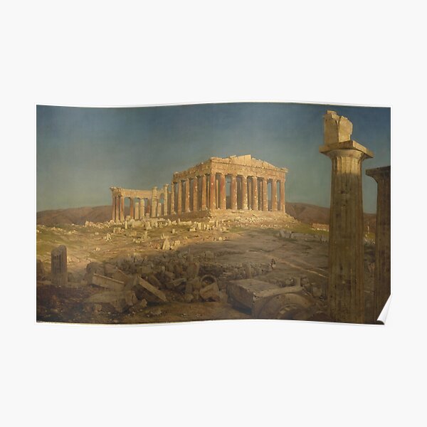 "The Parthenon" Poster by ArtHistorical | Redbubble