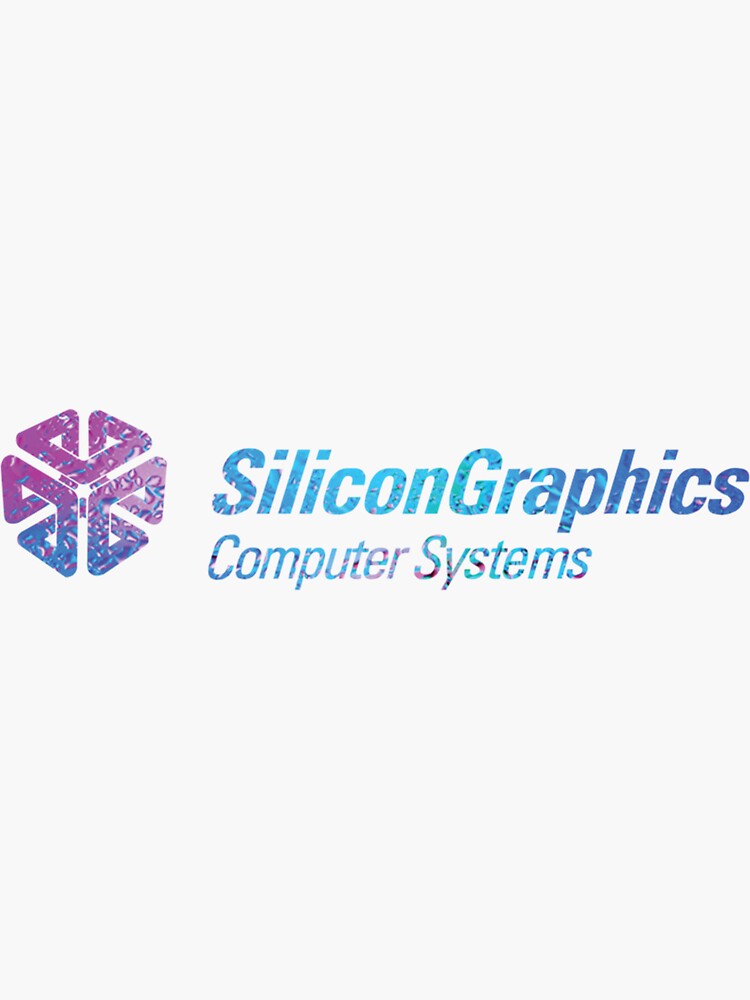 "Silicon Graphics (SGI) - OG logo - vapor Classic T-Shirt" Sticker for ...
