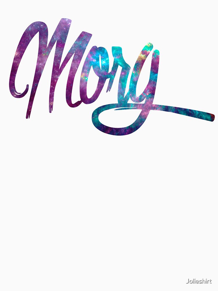 "Morgz galaxy logo" T-shirt for Sale by Jolieshirt | Redbubble | morgz ...