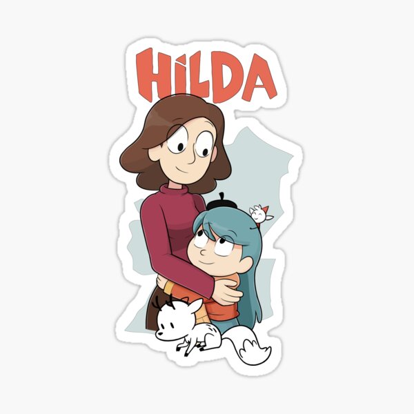 "HILDA of hilda netflix cute girl hilda 2 mice magic happy days gifts ...