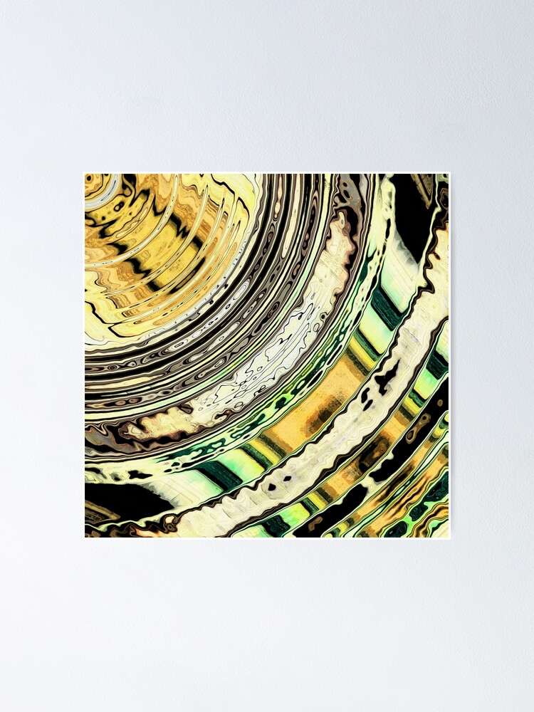 "Textured Earth Tone Rings" Poster for Sale by perkinsdesigns | Redbubble