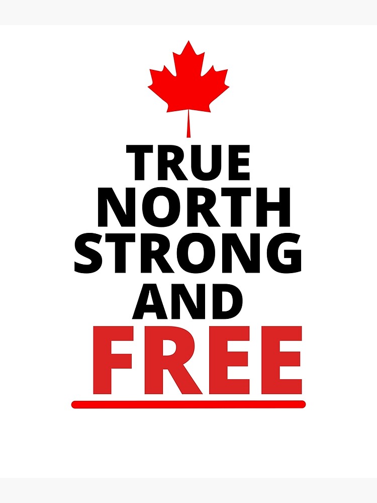 ""True North Strong and Free" Canadian Freedom Fighter Truckers Convoy ...