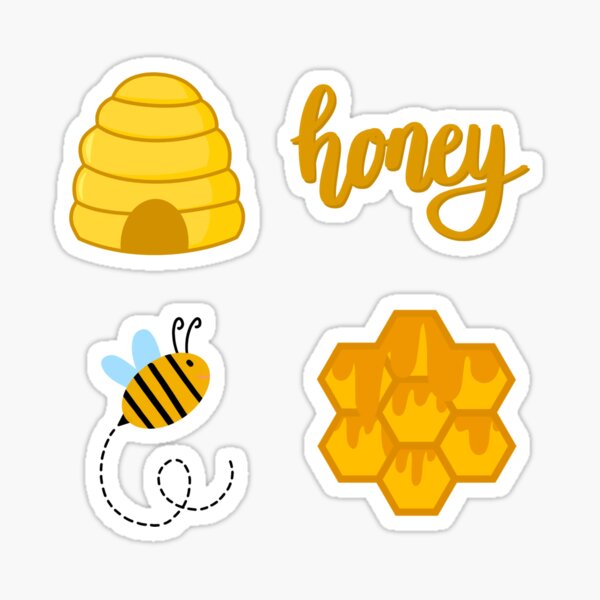 "Honey sticker pack" Sticker by stickersbyheidi | Redbubble