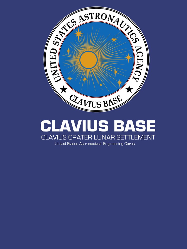 "Clavius Base : Inspired by 2001 : A Space Odyssey" T-shirt for Sale by ...