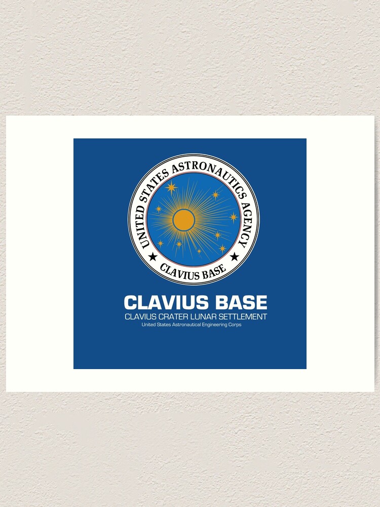 "Clavius Base : Inspired by 2001 : A Space Odyssey" Art Print by ...