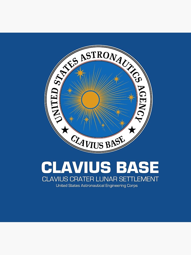 "Clavius Base : Inspired by 2001 : A Space Odyssey" Poster by ...