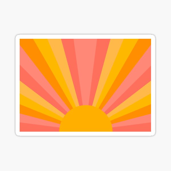 "Sunrise " Sticker by stickersbyheidi | Redbubble