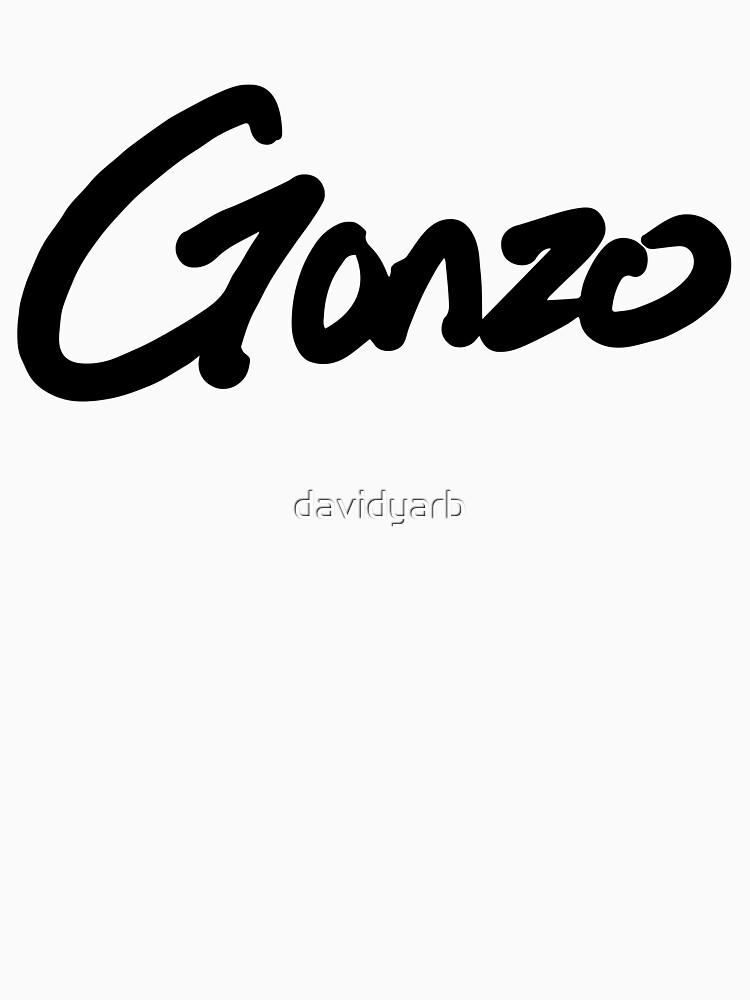 "Gonzo" T-shirt for Sale by davidyarb | Redbubble | gonzo t-shirts ...