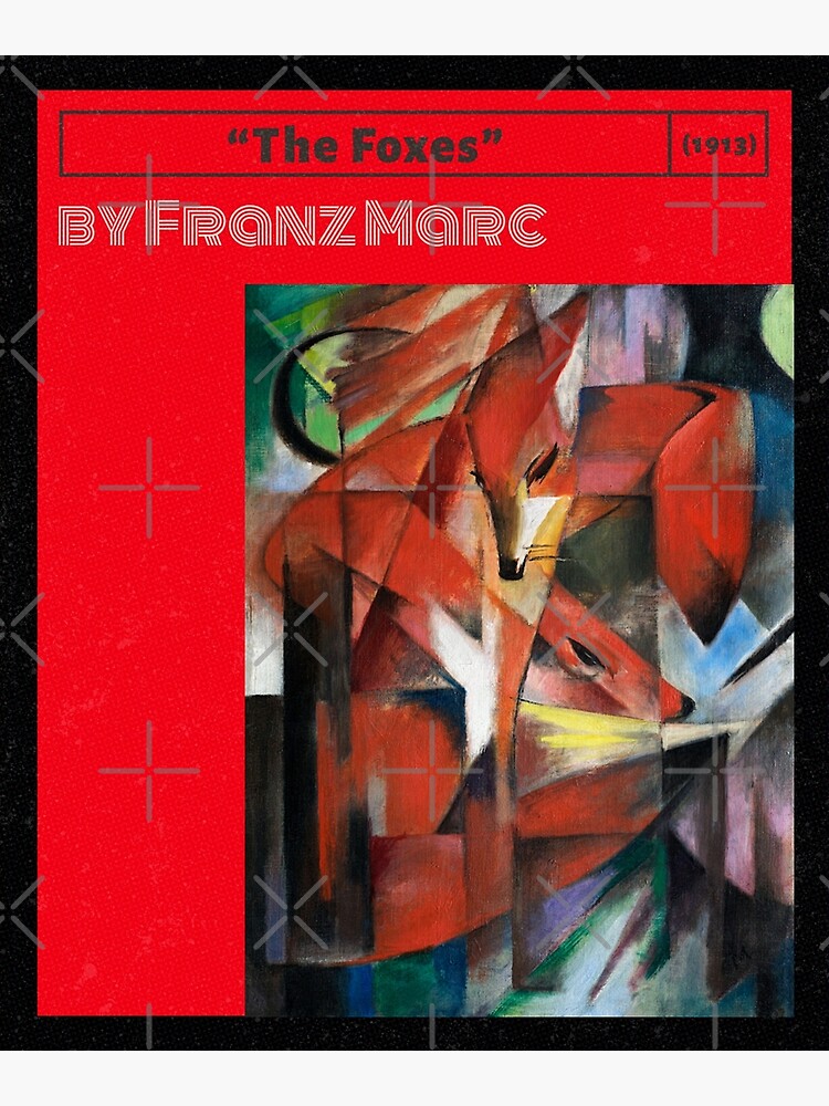 "The Foxes by Franz Marc - red" Poster for Sale by Mechanical-Artt ...