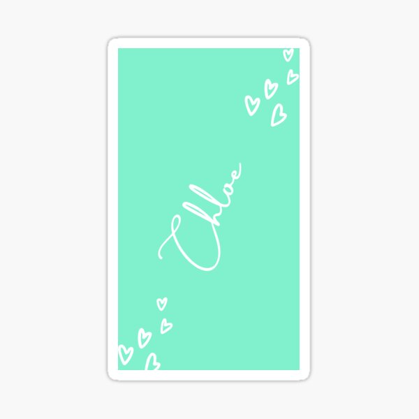 "Chloe" Sticker by boki987 | Redbubble