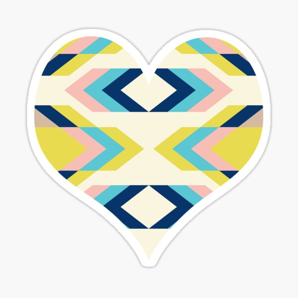 "Pastel Chevron" Sticker for Sale by Adidit | Redbubble