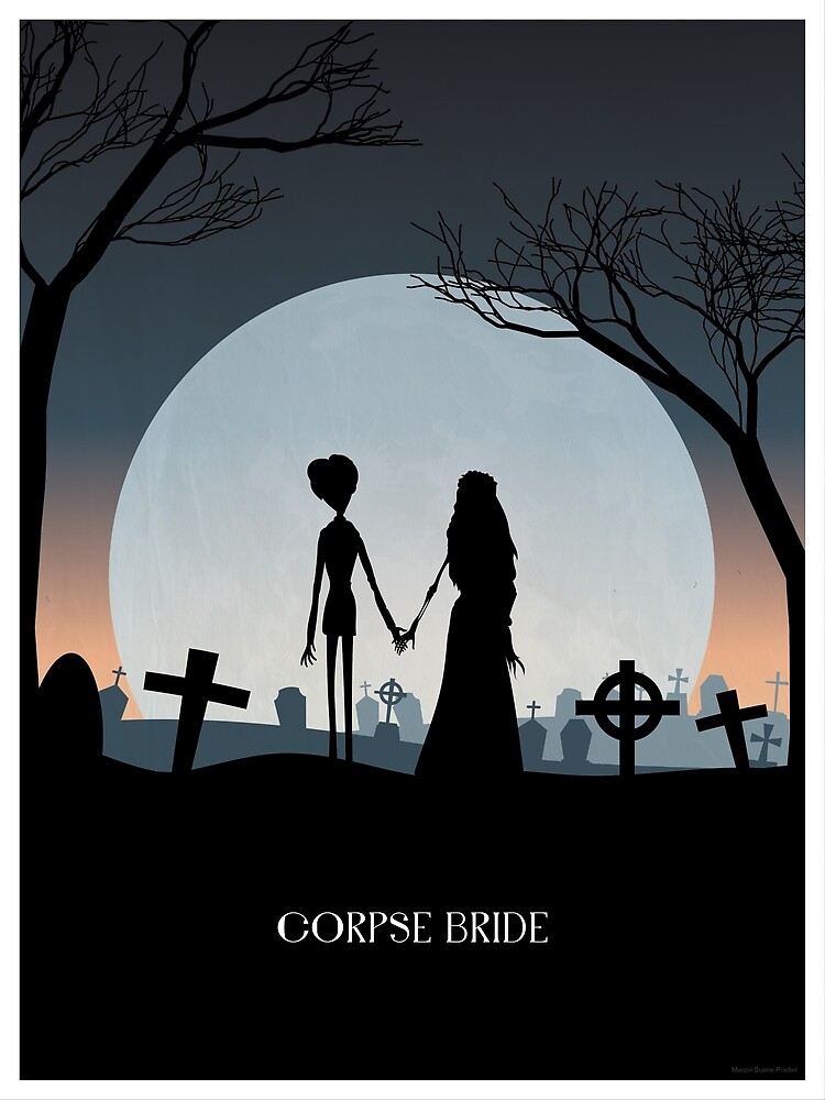 "Corpse Bride Minimal poster" Poster by manonpradier | Redbubble