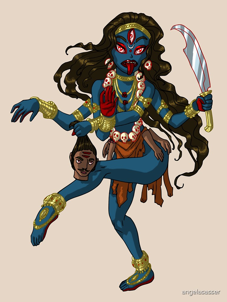 "Kali Hindu Goddess of Destruction MONSTER GIRLS Series I" T-shirt by ...