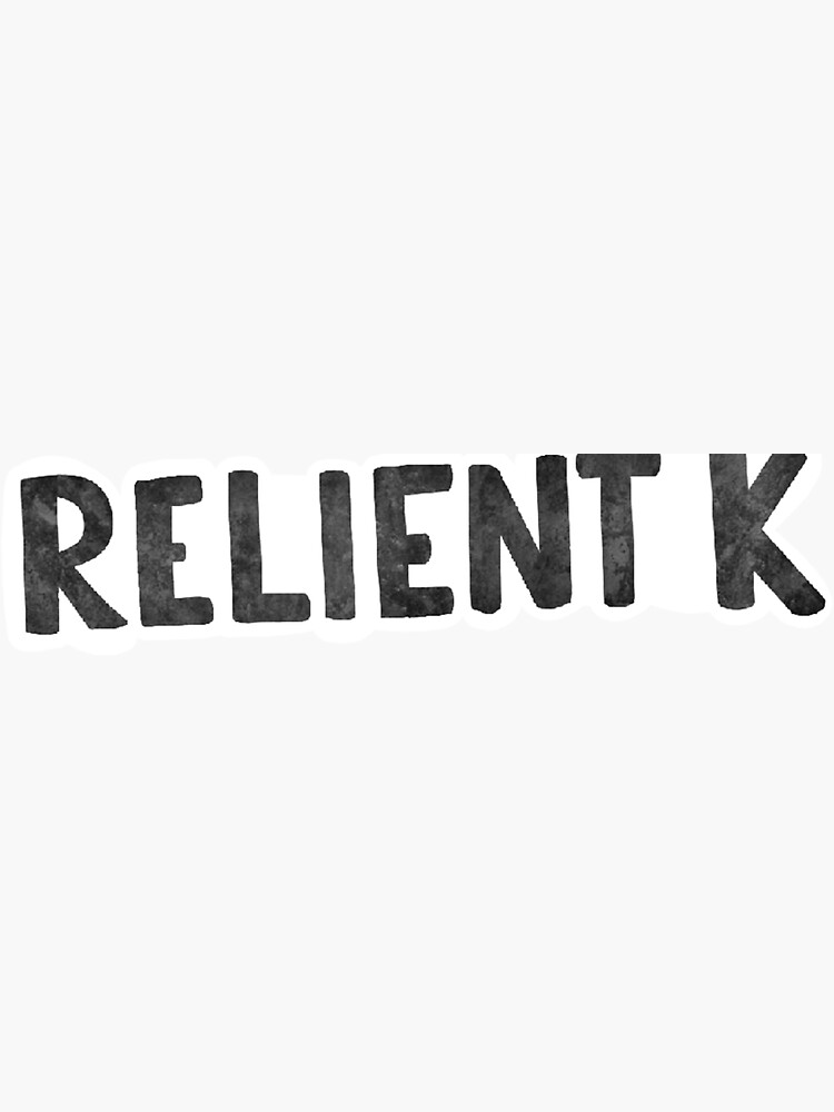 "Relient K Sticker" Sticker for Sale by leilawalte | Redbubble