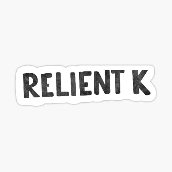 "Relient K Sticker" Sticker for Sale by leilawalte | Redbubble