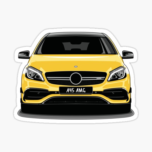 "A45 - vector drawing" Sticker by yohannlp | Redbubble