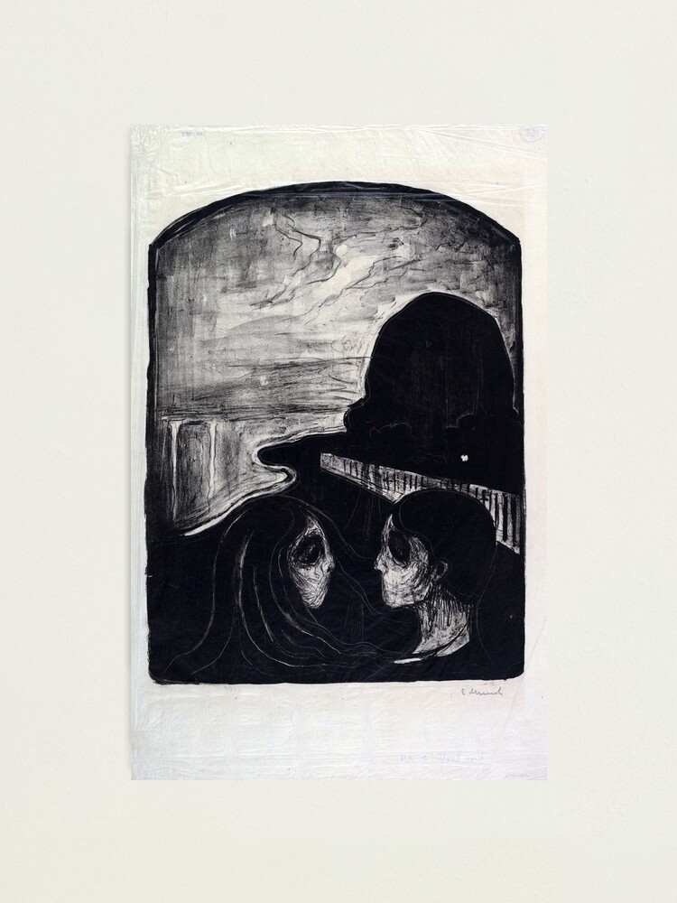 "Edvard Munch Attraction I" Photographic Print by pdgraphics | Redbubble