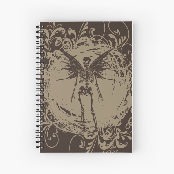 "Fairy Grunge Fairycore Aesthetic Skeleton Butterfly Gothic" Spiral ...