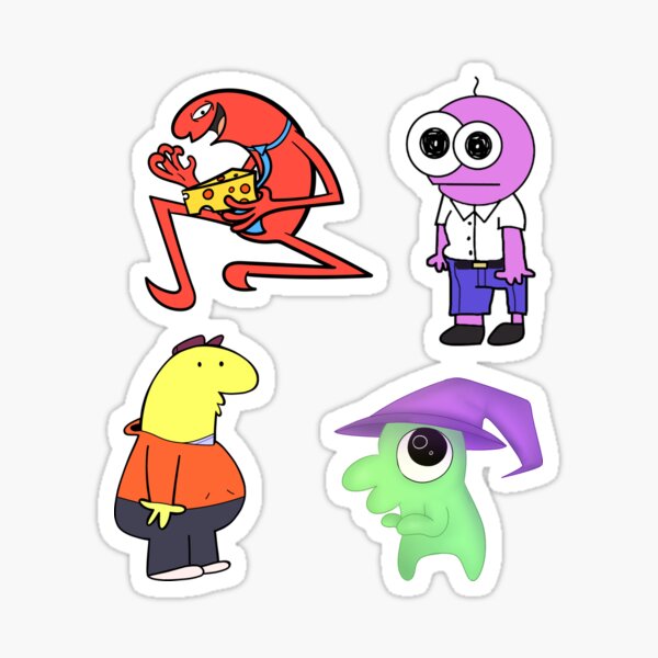"Smiling Friends Pack" Sticker for Sale by Andrea004 | Redbubble