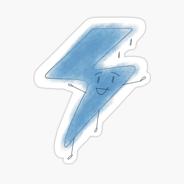"Thunder sticker " Sticker for Sale by irritate-boy | Redbubble