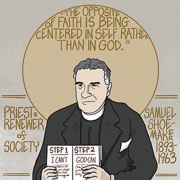 "Samuel Shoemaker (1893-1963)" Sticker for Sale by LansingCreative ...