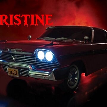 "Christine" Sticker for Sale by simbatron | Redbubble