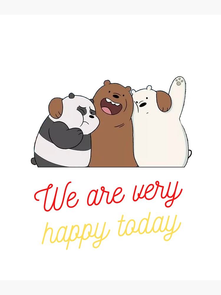 "We Are Very Happy Today" Sticker for Sale by MehdiShop12 | Redbubble