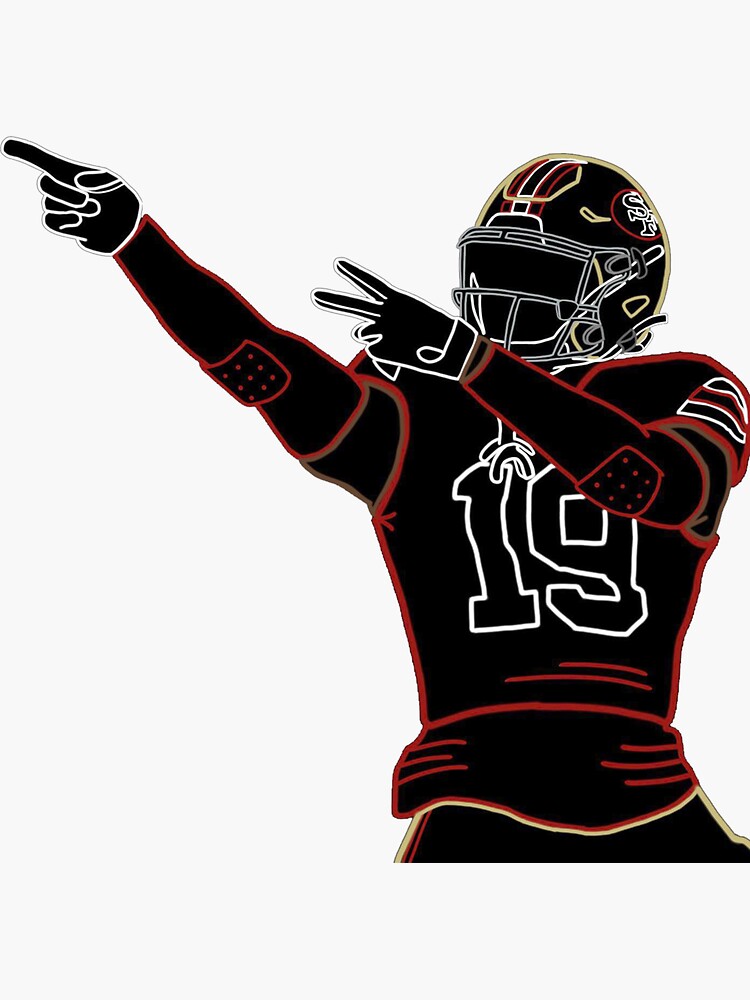 "deebo samuel Football" Sticker for Sale by nored10 | Redbubble