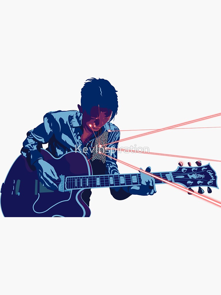 "Ruby Guitar Woozi" Sticker by KevInspiration | Redbubble