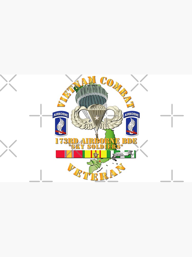 "Army - Vietnam Combat Infantry Veteran w 173rd Airborne Bde SSI V1" Cap for Sale by twix123844 ...
