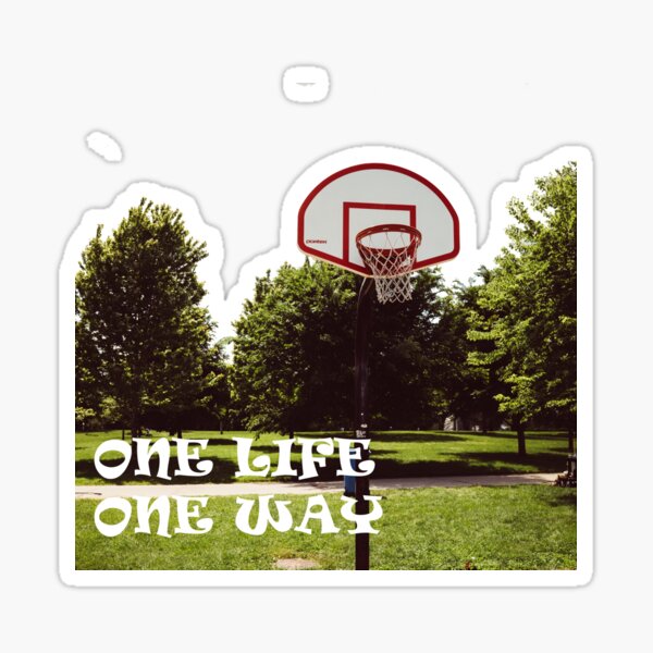 "One life one way " Sticker by Musnei3i2 | Redbubble