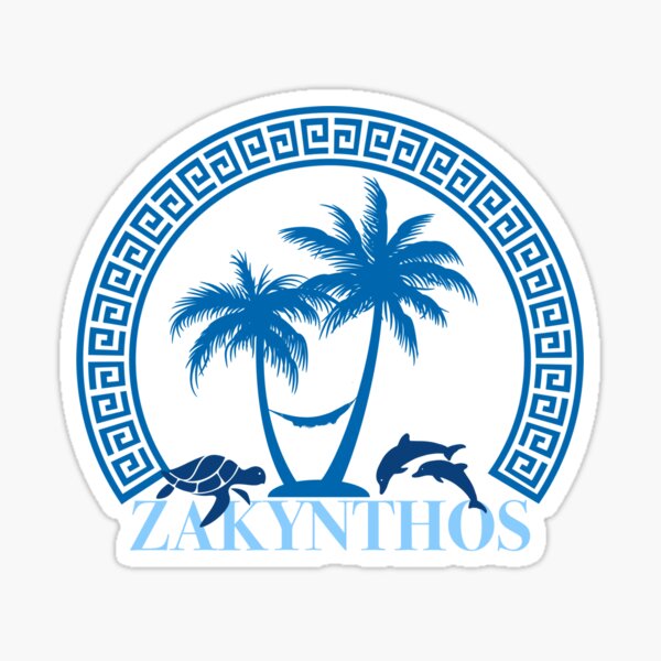 "Zakynthos Greece" Sticker for Sale by AntoniosShop | Redbubble