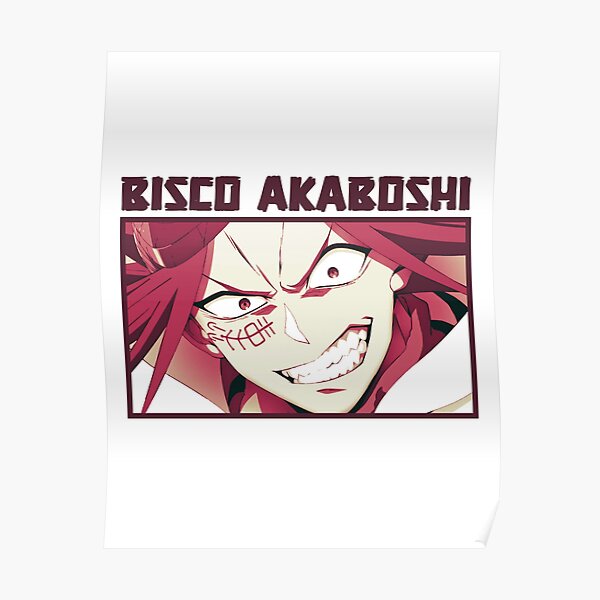 "Bisco Akaboshi Sabikui" Poster for Sale by Animisu | Redbubble