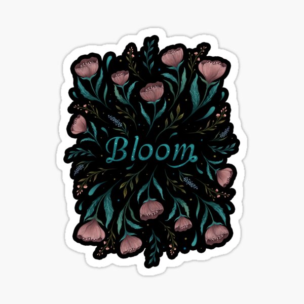 "Bloom" Sticker for Sale by episodicDrawing | Redbubble