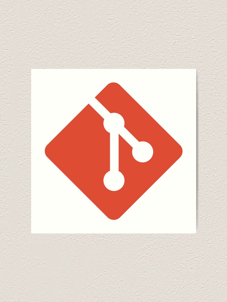 "Git icon" Art Print by stoorzender | Redbubble