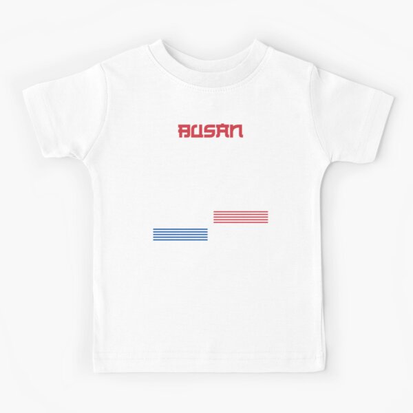 "Busan South Korea Skyline" Kids T-Shirt for Sale by KrisSidDesigns ...